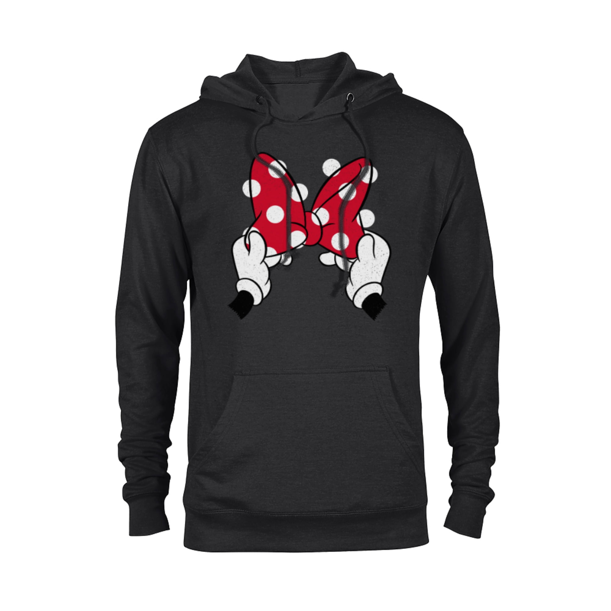 Disney Minnie Mouse's Red Polka Dot Bow - Pullover Hoodie for Adults ... Disney Minnie Mouse's Red Polka Dot Bow - Pullover Hoodie for Adults ...