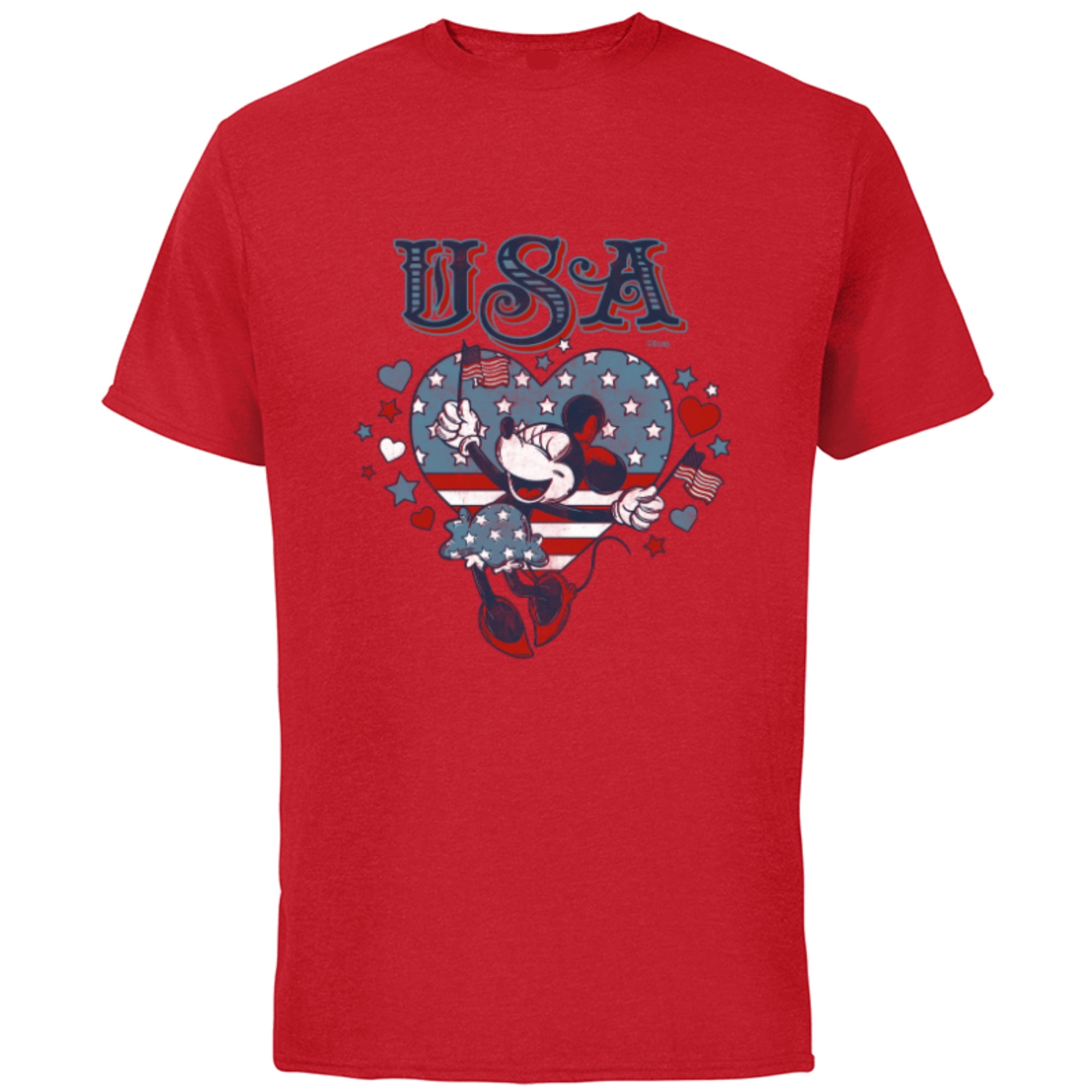 Disney Minnie Mouse with American Flags USA 4th of July - Short Sleeve ...