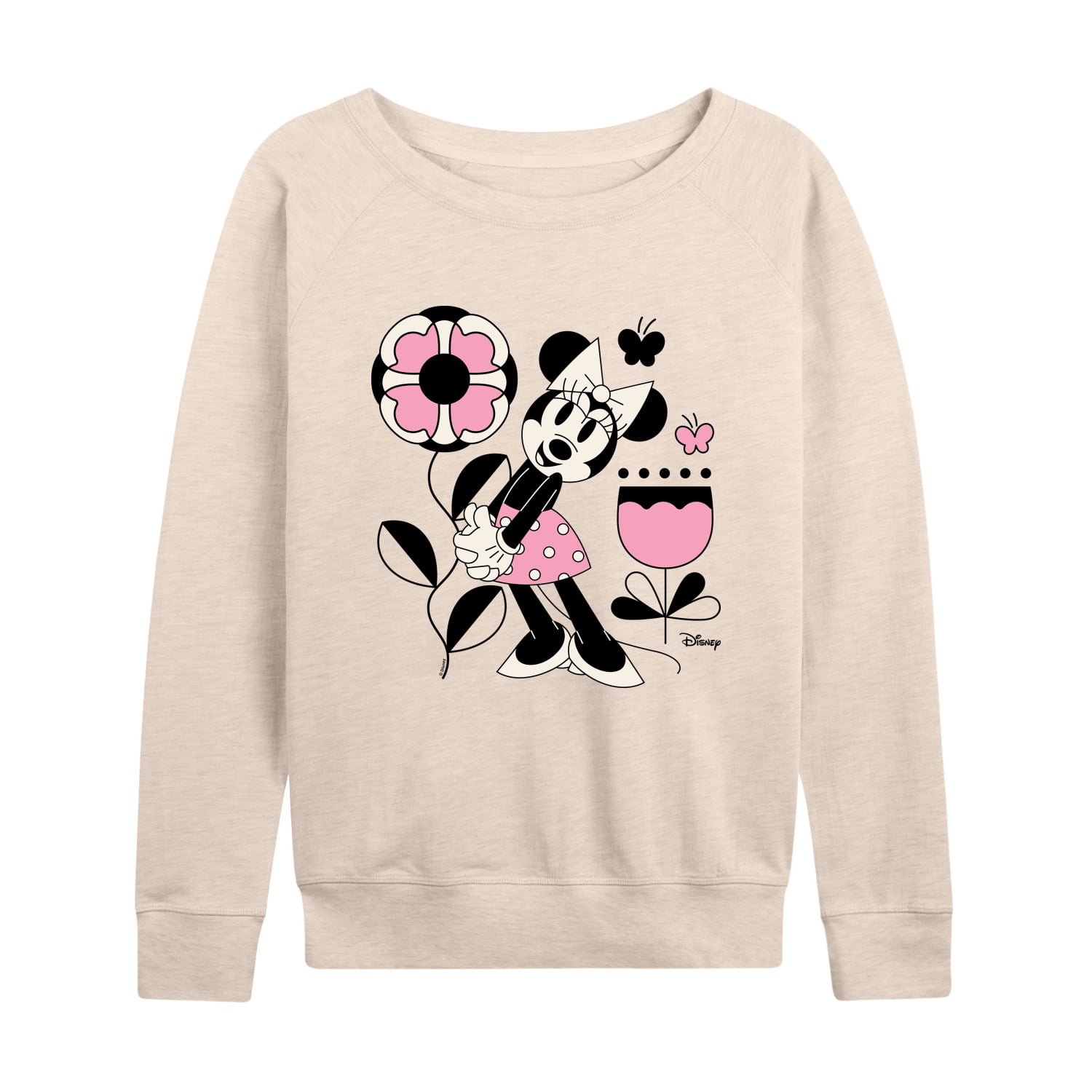 Disney - Minnie Mouse with Flowers & Butterflies - Women's Lightweight ...