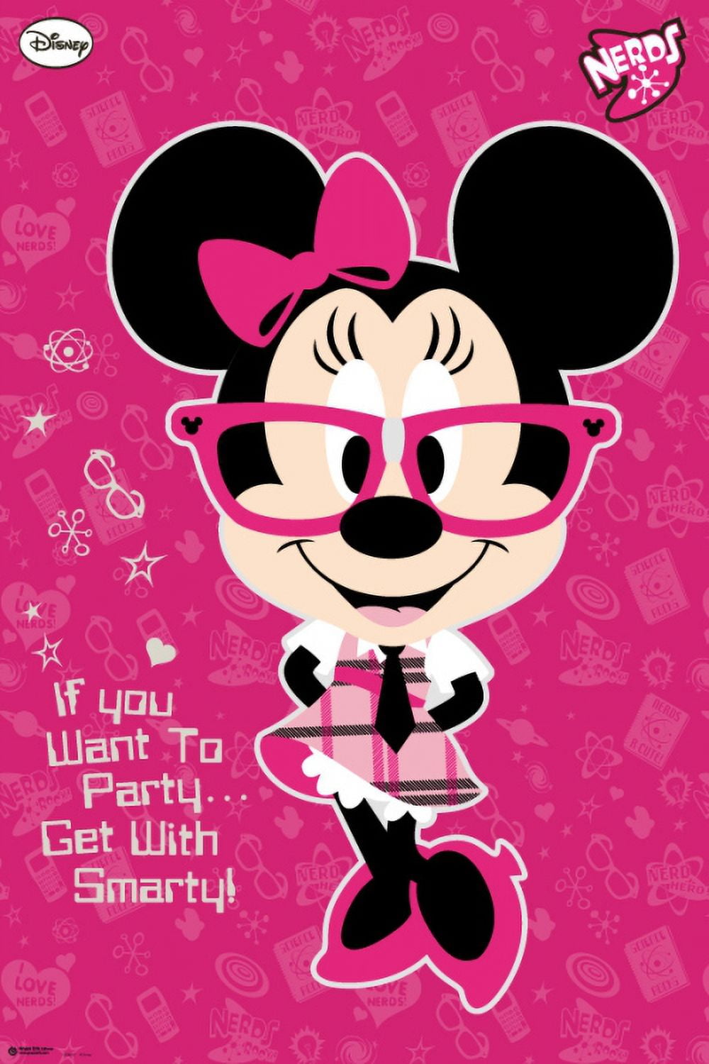 Disney- Minnie Nerds-Hfe Poster - 22 x 34 inches - Walmart.com