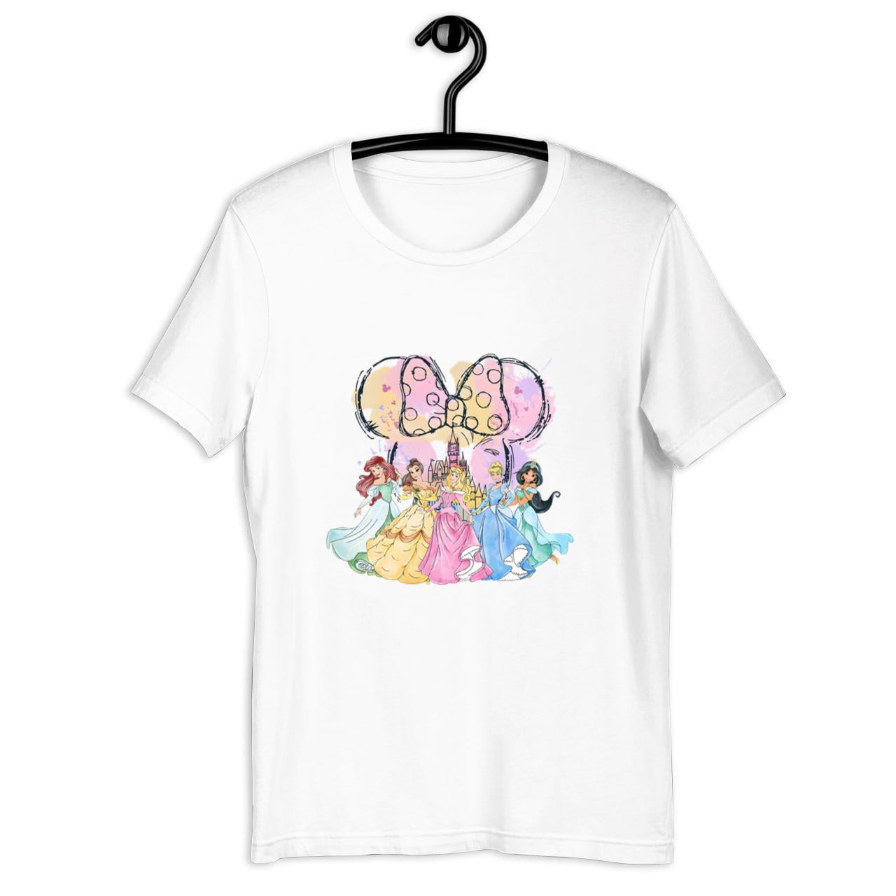 Disney Minnie Princess Comfort Colors Shirt, Disney Watercolor Castle Tee, Disney Princess Shirt ...