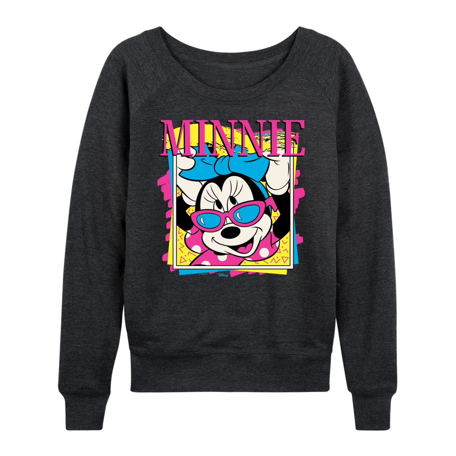 Disney - Minnie Retro - Women's French Terry Long Sleeve Pullover ...