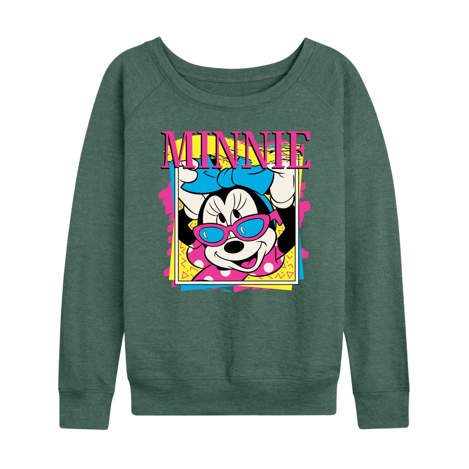 Disney - Minnie Retro - Women's French Terry Long Sleeve Pullover ...