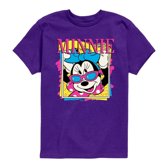 Disney - Minnie Retro - Youth Boys Short Sleeve Graphic T-Shirt ...