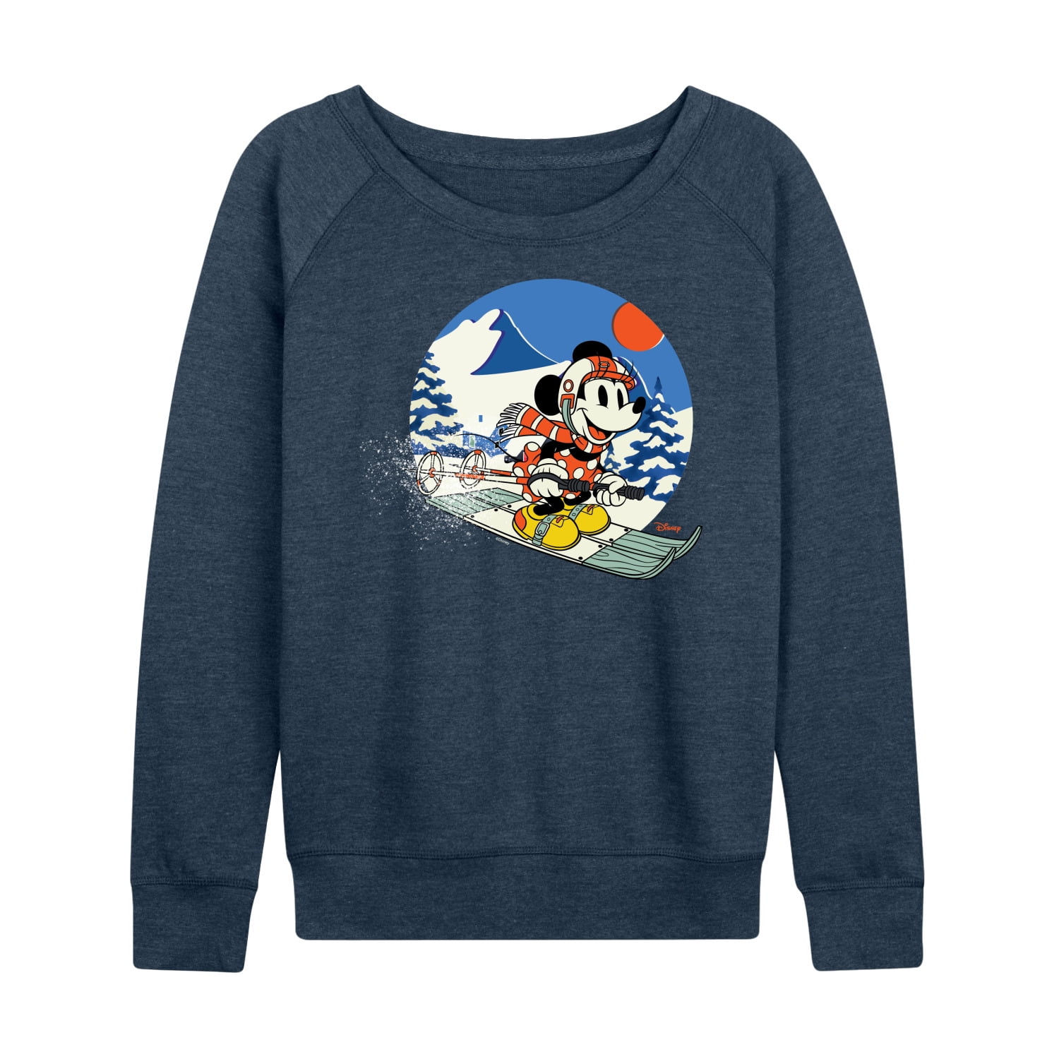 Disney - Minnie Ski - Women's Lightweight French Terry Pullover ...