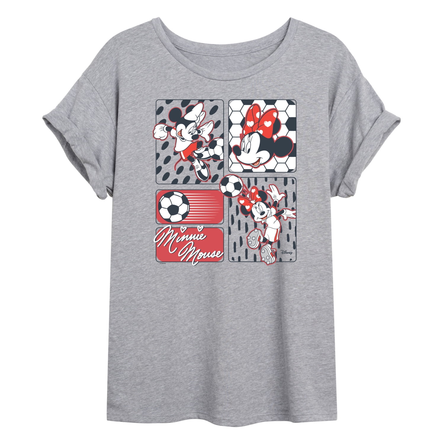 Disney - Minnie Soccer - Juniors Ideal Flowy Muscle T-Shirt - Walmart.com