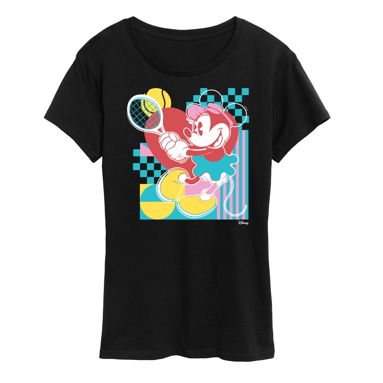 Disney - Minnie Tennis Color Block - Women's Short Sleeve Graphic T ...