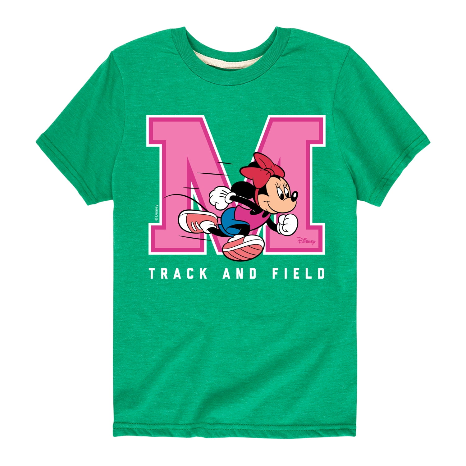 Disney - Minnie Track And Field - Toddler And Youth Short Sleeve ...