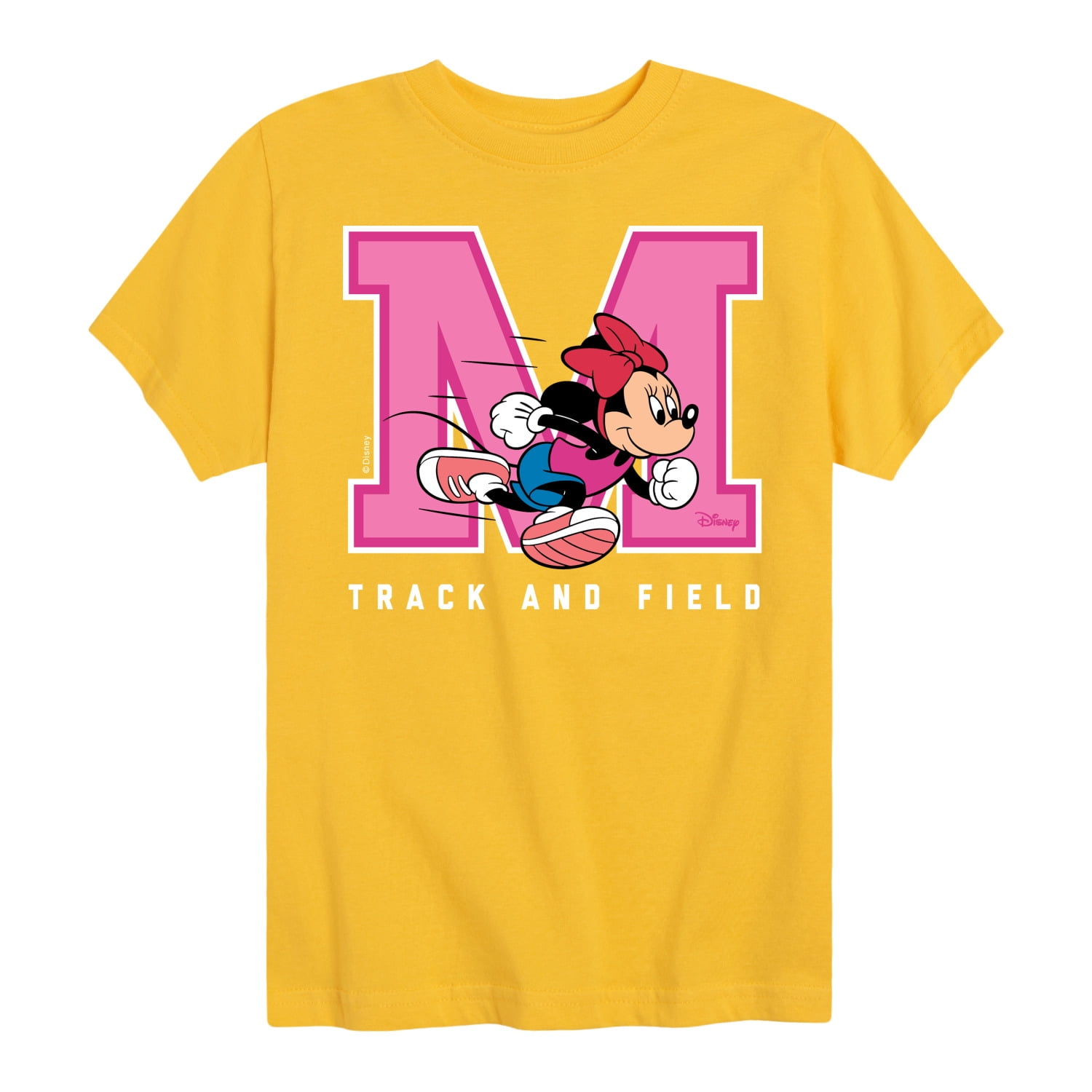 Disney - Minnie Track And Field - Toddler And Youth Short Sleeve ...