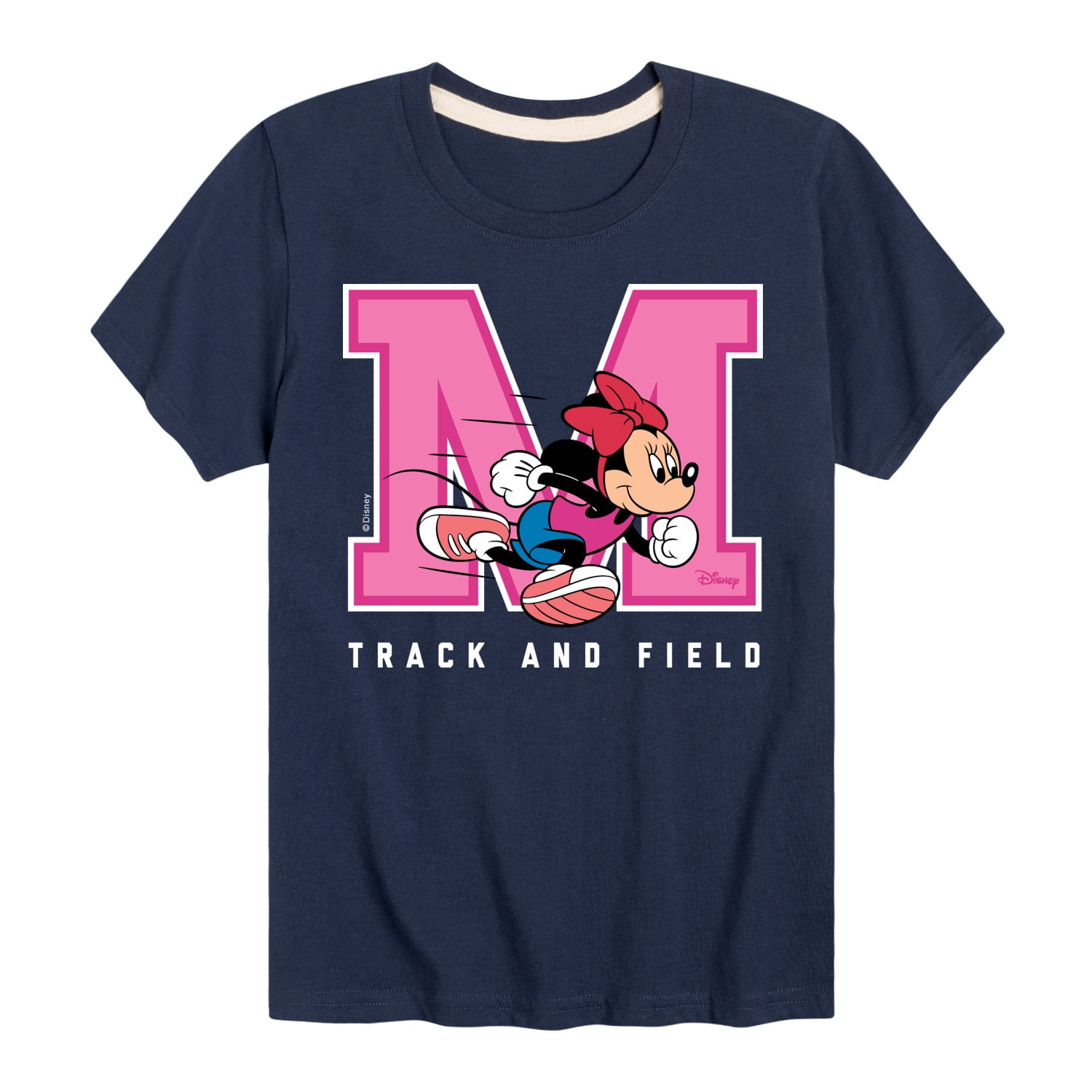 Disney - Minnie Track And Field - Toddler And Youth Short Sleeve ...
