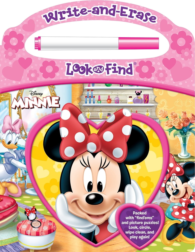 Pre-Owned Disney Minnie: Write-And-Erase Look and Find [With Marker ...