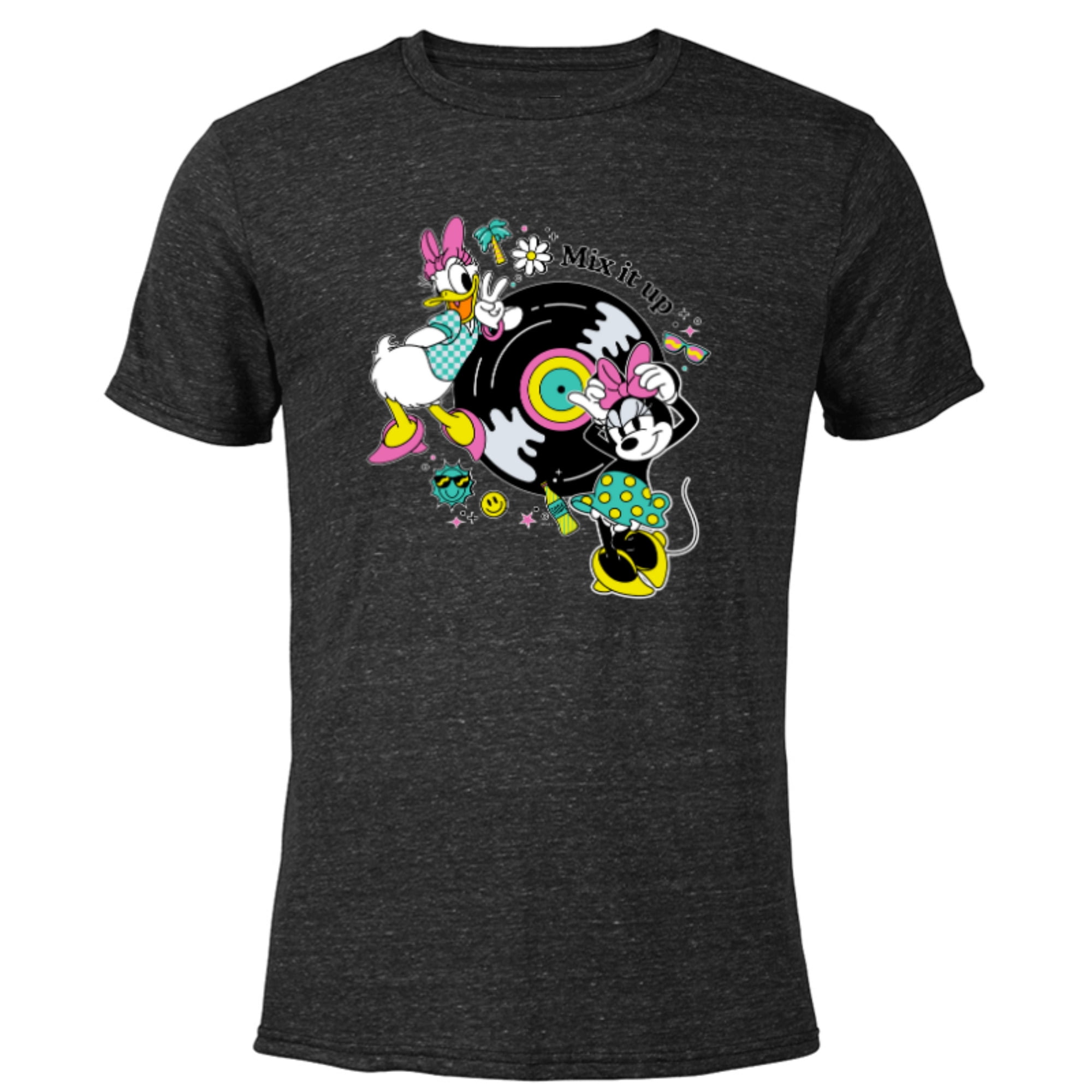 Disney Minnie and Daisy Mix It Up Retro - Short Sleeve Blended T-Shirt ...