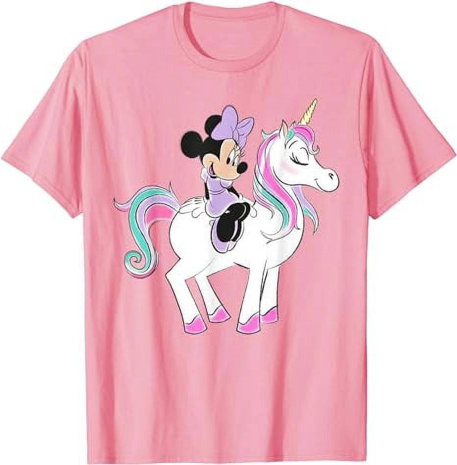 Disney Minnie and Unicorn T-Shirt - Walmart.com