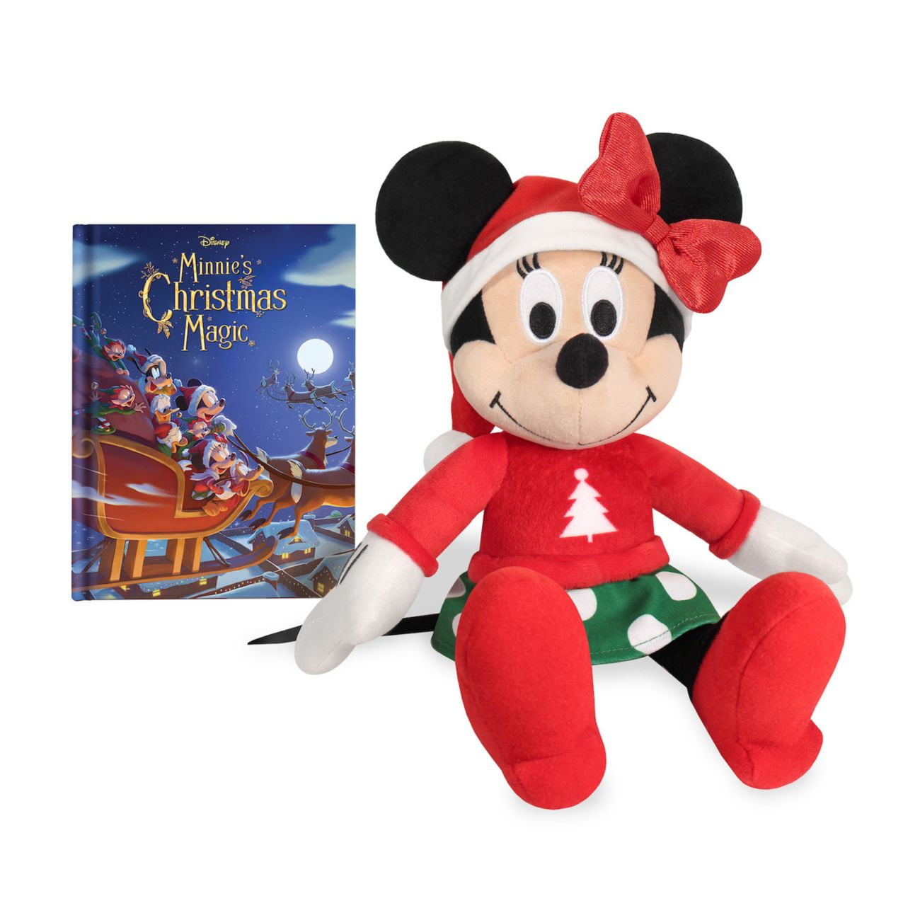 Yotoy Disney Minnie Mouse Plush & Book Bundle, Holiday Gift - Walmart.com