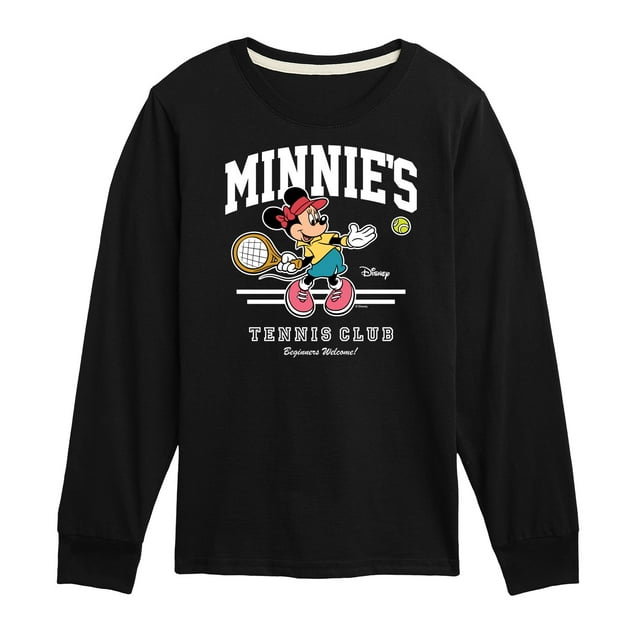 Disney - Minnies Tennis Club - Toddler And Youth Long Sleeve Graphic T ...