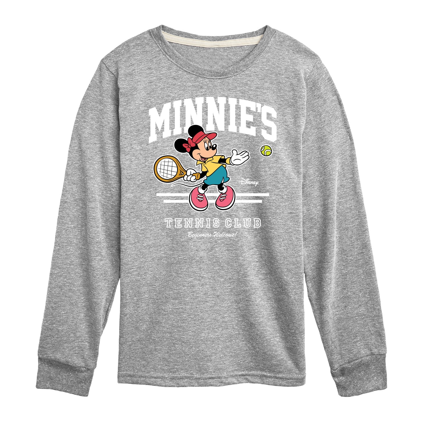 Disney - Minnies Tennis Club - Toddler And Youth Long Sleeve Graphic T ...