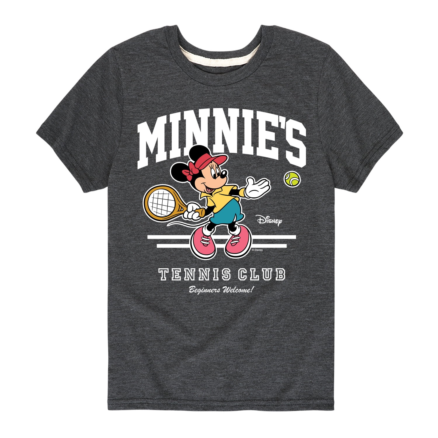 Disney - Minnies Tennis Club - Toddler And Youth Short Sleeve Graphic T ...