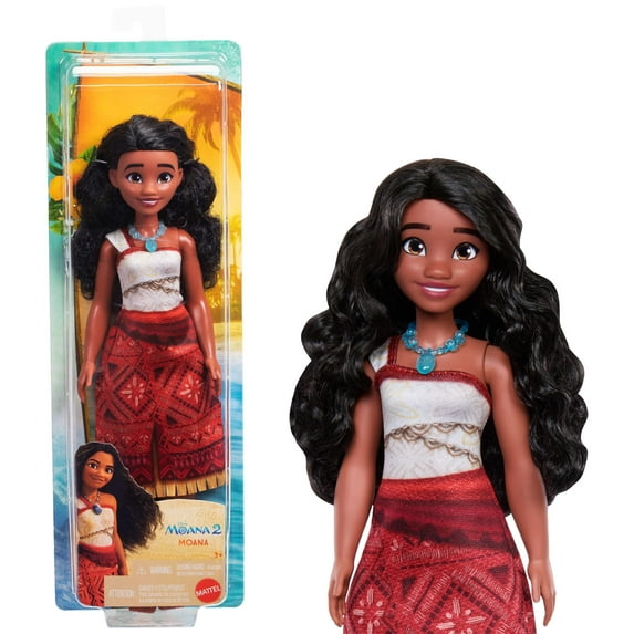 Disney Moana 2 Moana Fashion Doll with 2 Accessories & Removable Outfit ...