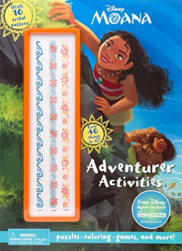 Pre-Owned Disney Moana Adventurer Activities Paperback - Walmart.com