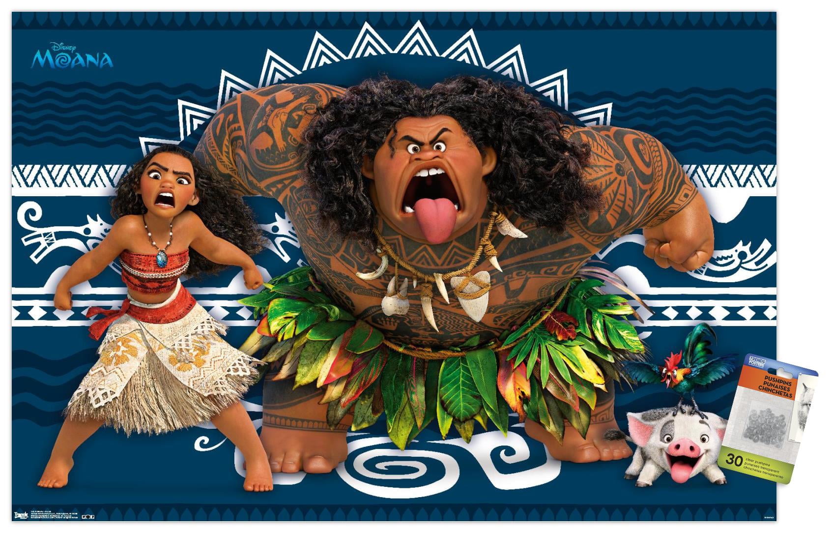 Disney Moana - Faces 22.37" x 34" Poster, by Trends International ...