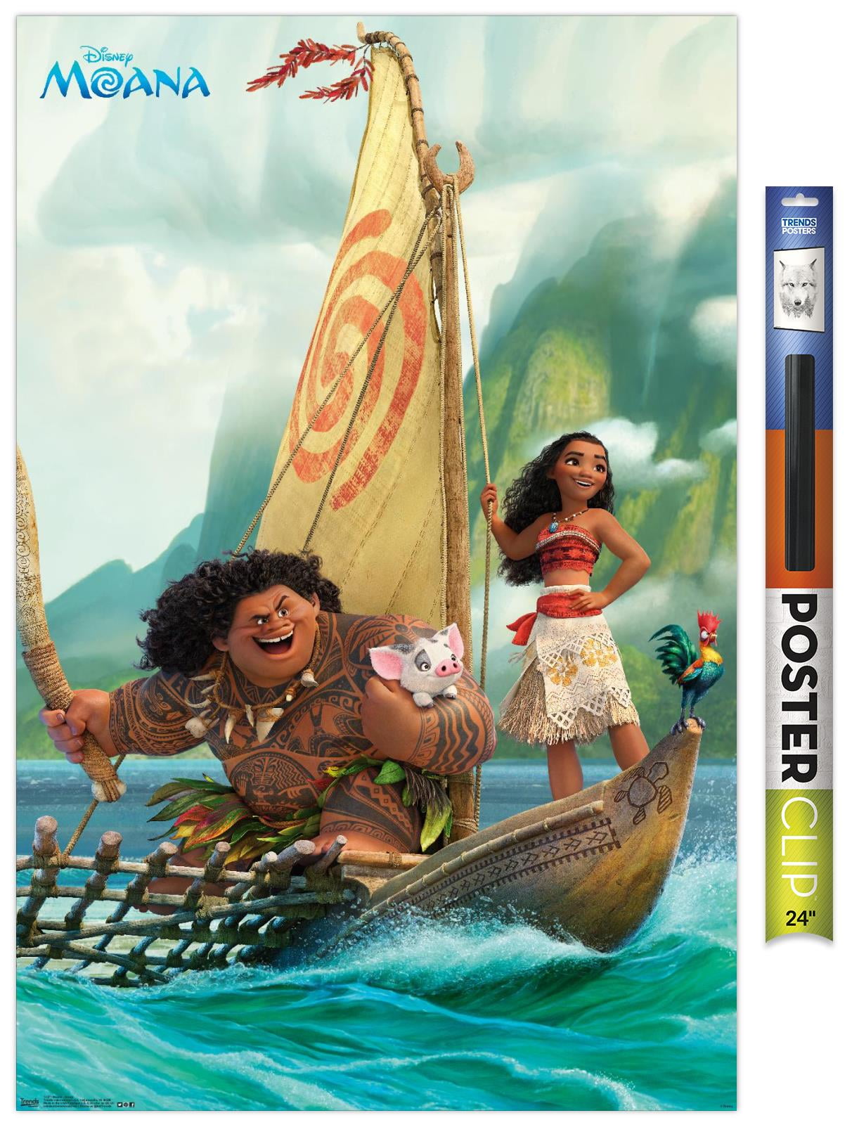 Disney Moana - Group Wall Poster, 22.375" x 34" - Walmart.com
