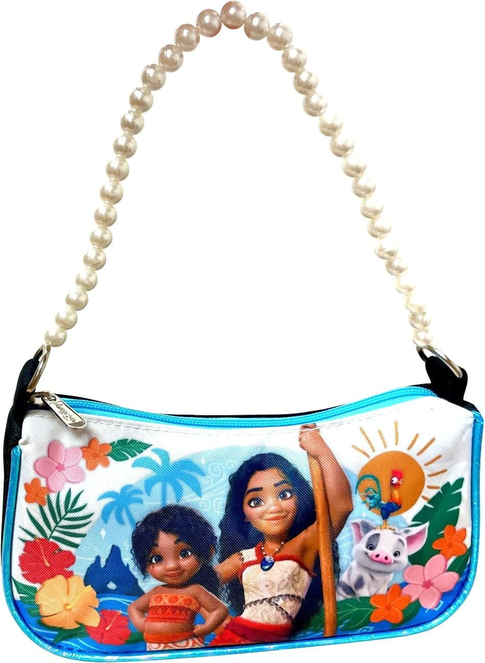 Disney Moana Little Girl Shoulder Handbag With Beaded Handle - Walmart.com