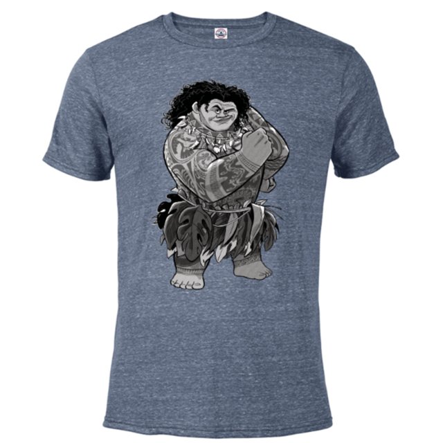 Disney Moana Maui- Short Sleeve Blended T-Shirt for Adults - Customized ...