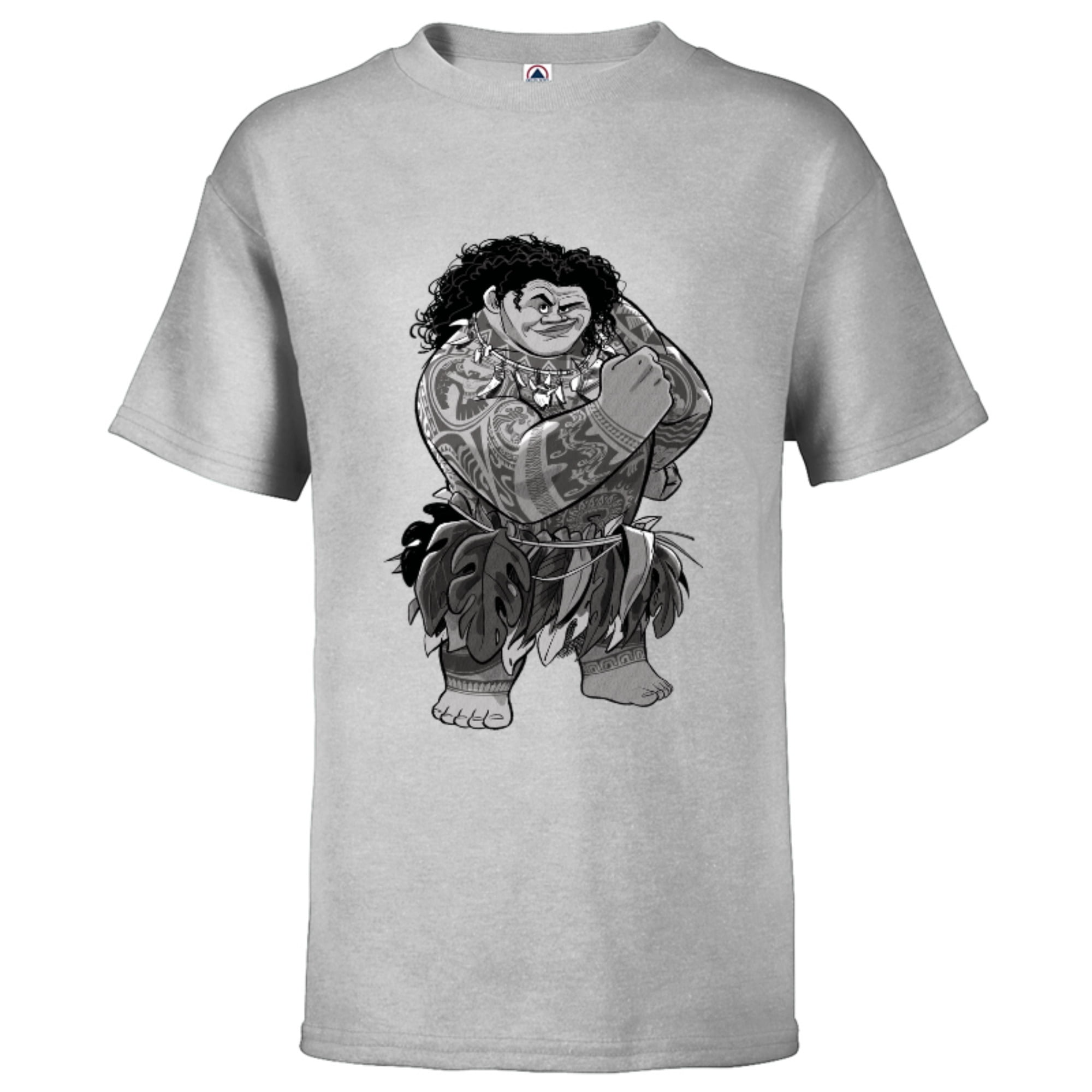 Disney Moana Maui - Short Sleeve T-Shirt for Kids - Customized-Athletic ...