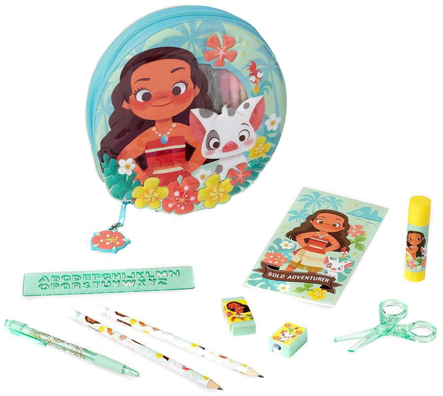 Disney Moana Moana Zip-Up Stationery Kit (2018) - Walmart.com