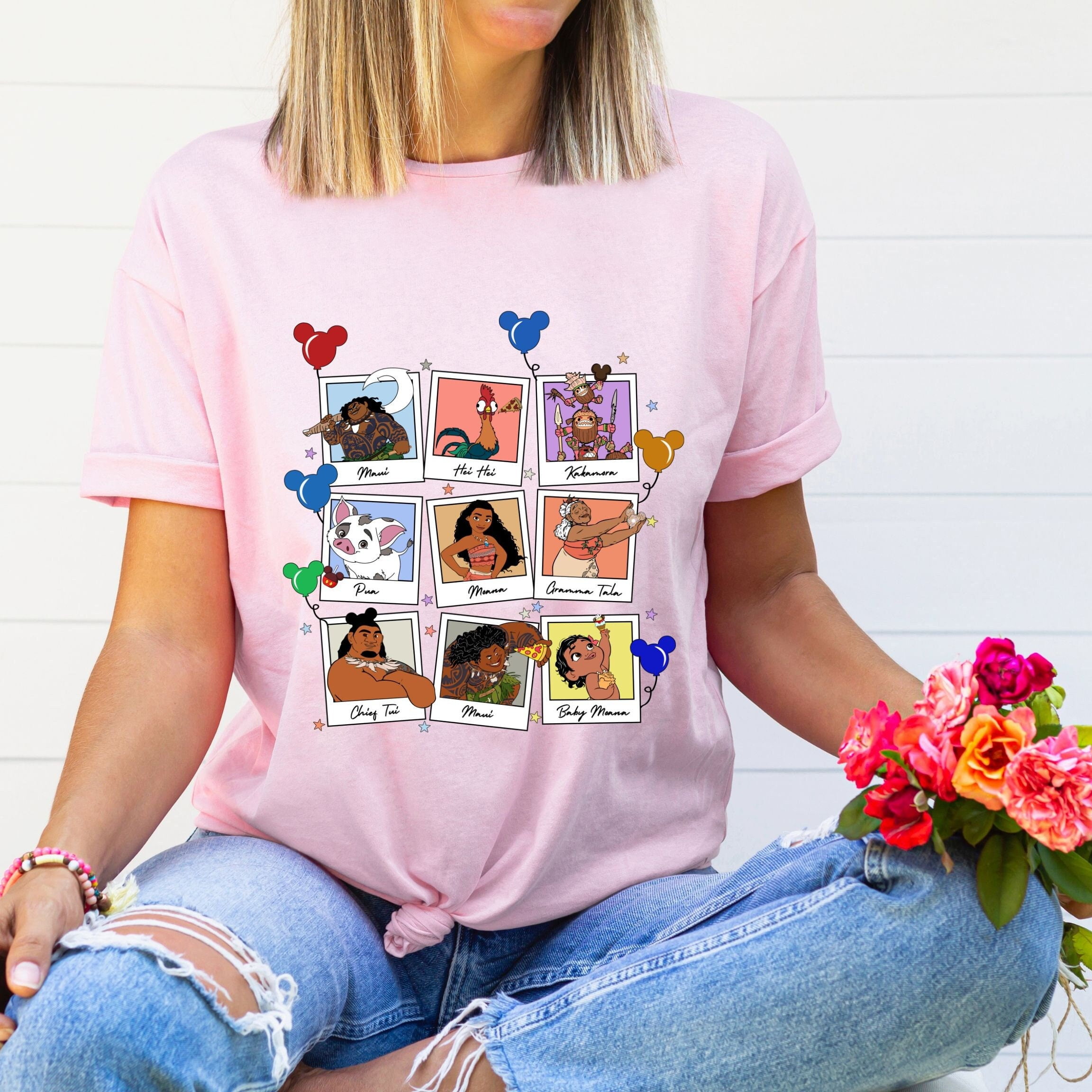 Disney Moana Movie Picture Frames Shirt, Moana Movie Characters Shirt ...