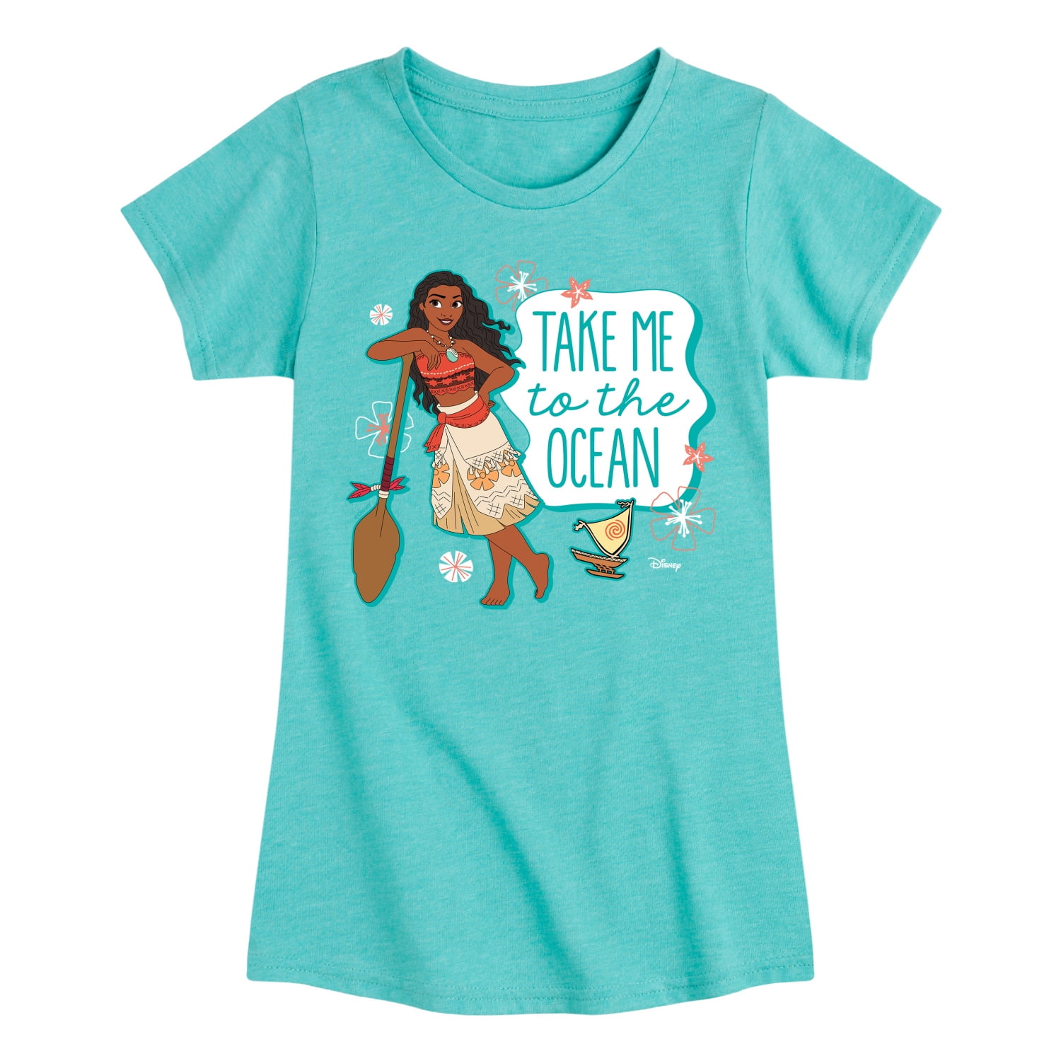 Disney Moana - Take Me To The Ocean - Toddler & Youth Girls Short ...