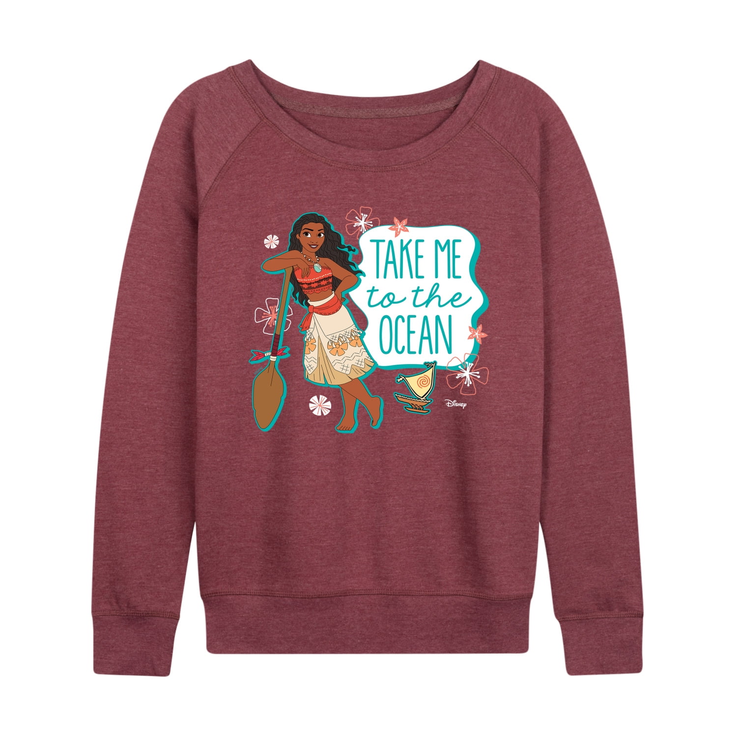 Disney Moana - Take Me To The Ocean - Women's Lightweight French Terry ...