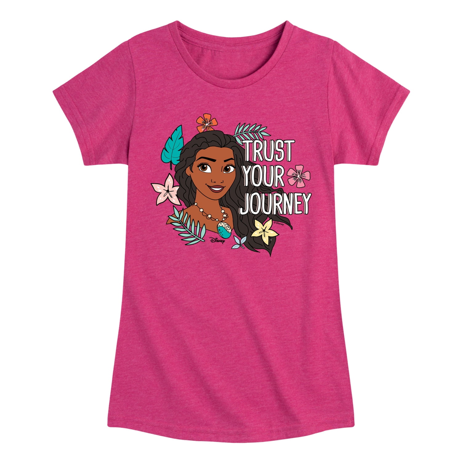 Disney Moana - Trust Your Journey - Toddler & Youth Girls Short Sleeve ...