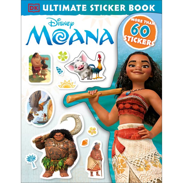 Disney Moana Ultimate Sticker Book - Walmart.com