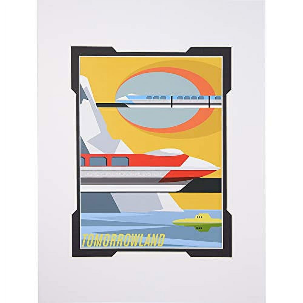 Disney "Monorail System" Print Poster Wall Art by Michael Murphy ...