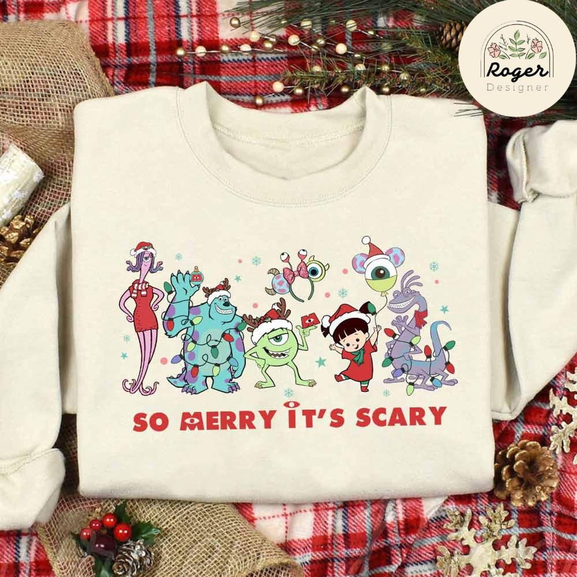 Disney Monsters Inc Christmas Shirt, Monsters University Mike Wazowski ...