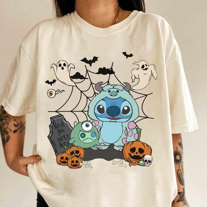Disney Monsters Inc Lilo Stitch Scrump Costume Mike Sulley Halloween ...