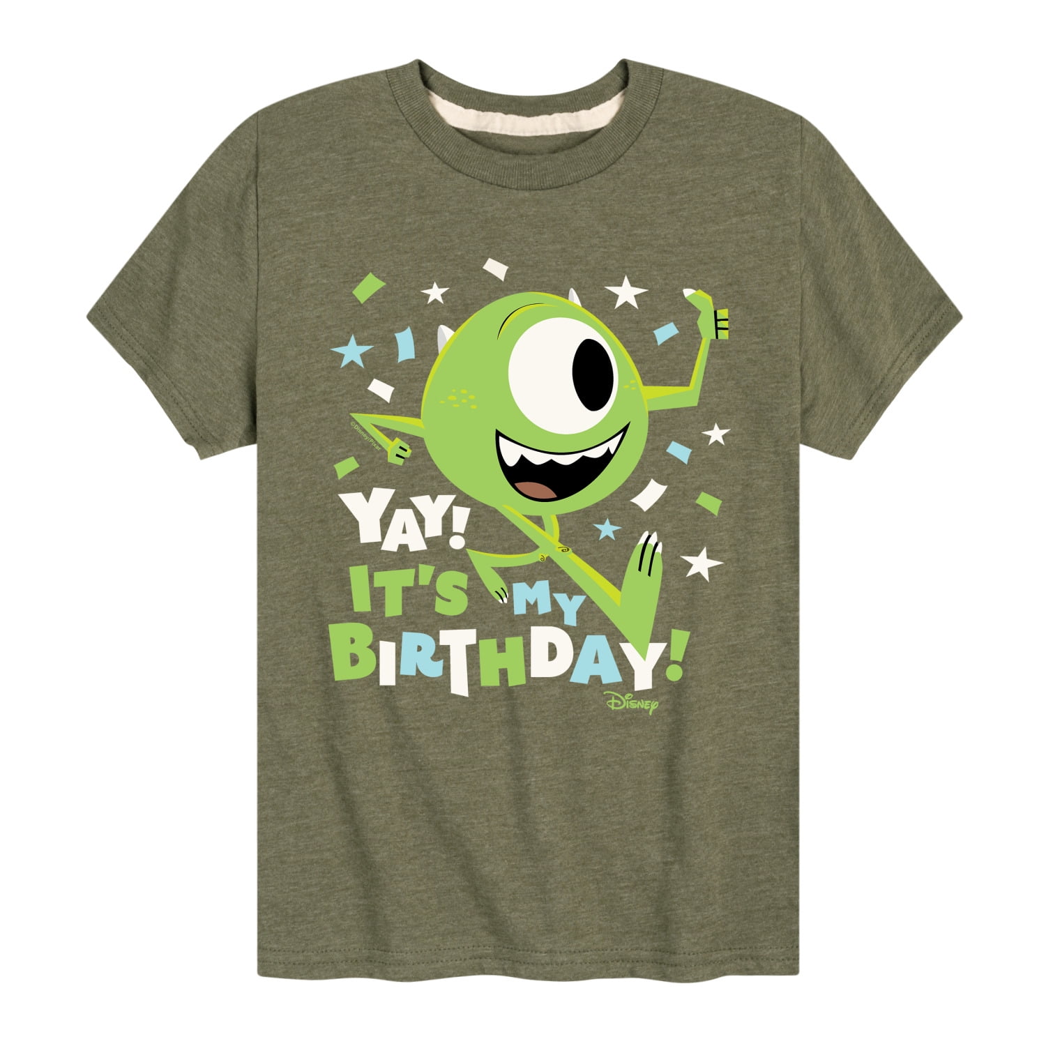 Disney Monsters Inc - Mike Yay It's My Birthday - Toddler & Youth Short ...