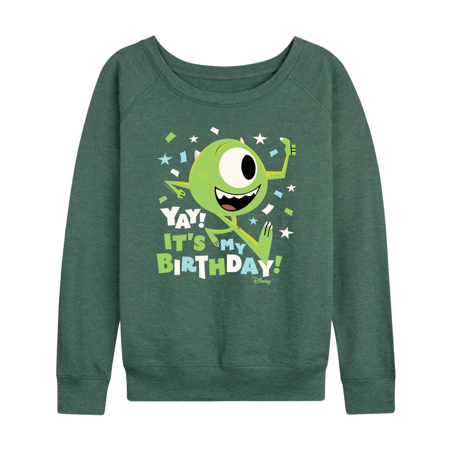 Disney Monsters Inc - Mike Yay It's My Birthday - Women's Lightweight ...