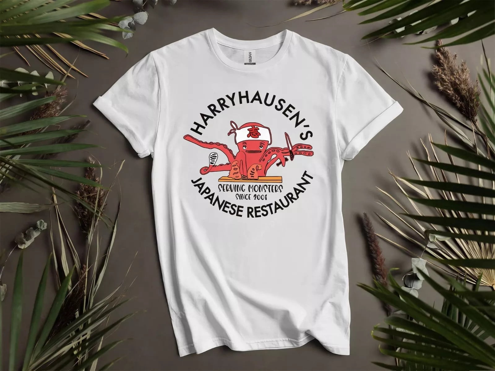 Disney Monsters Inc Octopus Chef Harryhausen Restaurant Sushi Kitchen T ...