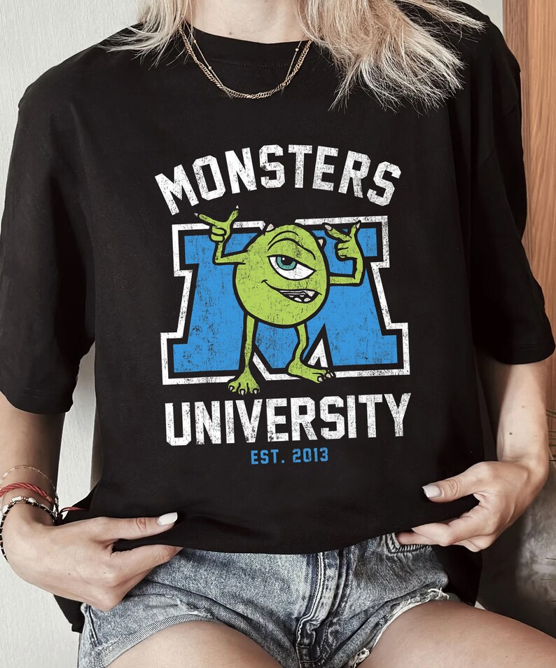 Disney Monsters Inc Tee, Monsters University Mike Graphic T-Shirt ...