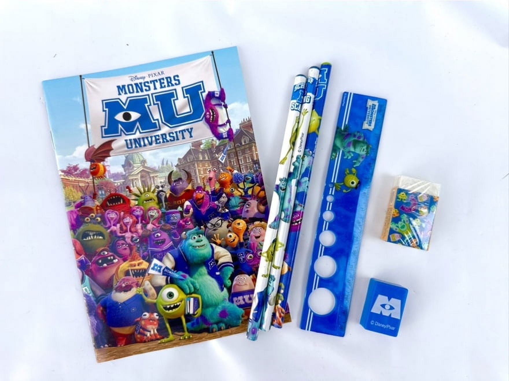 Disney Monsters University 7pcs stationery pack (pencils, sharpener ...