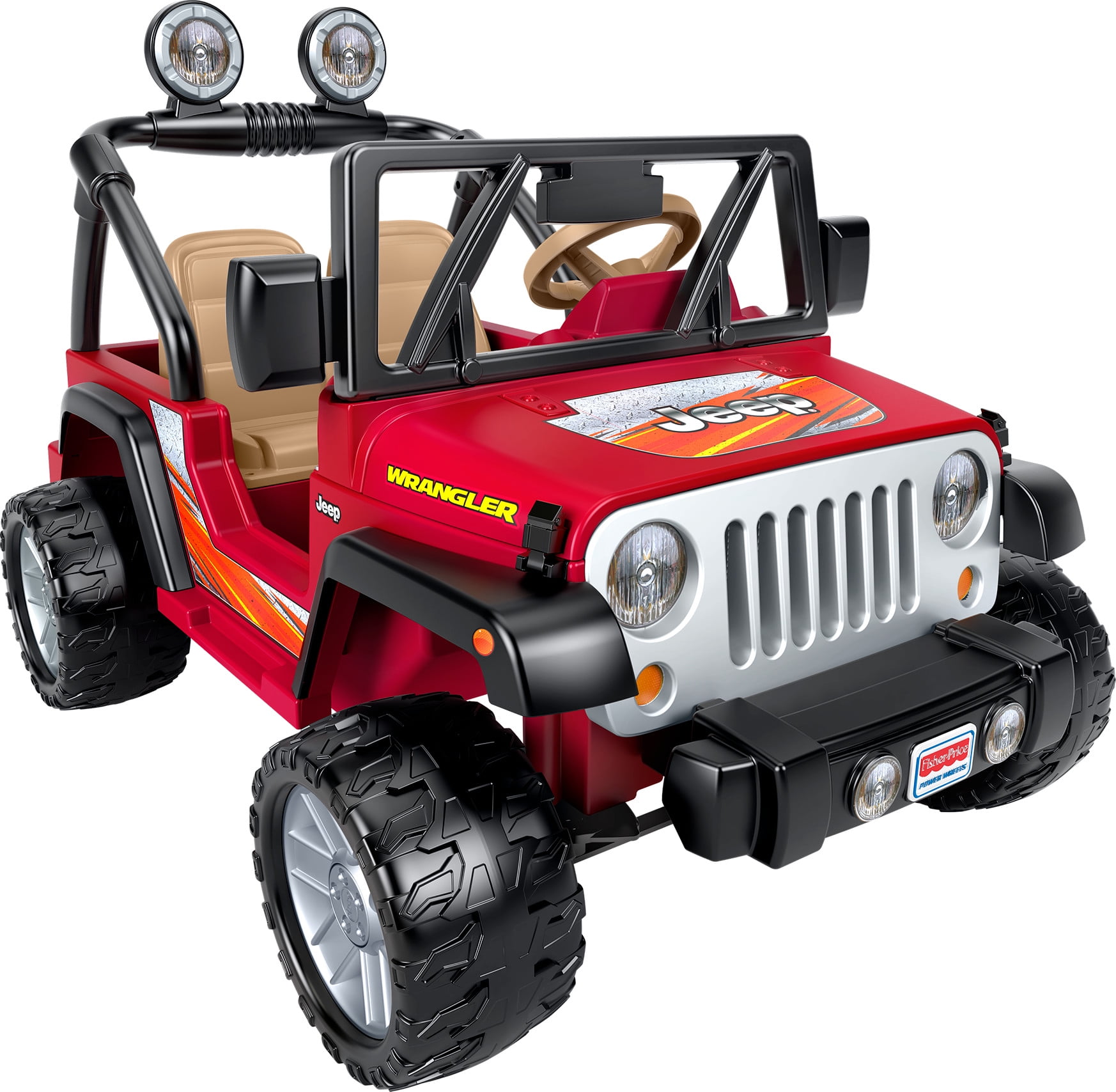 Fisher-Price Power Wheels Jeep Wrangler, 12V Battery-Powered Ride-On ...