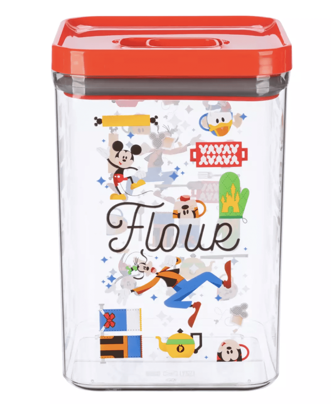 Disney Mousewares Collection Mickey and Friends Flour Container New ...