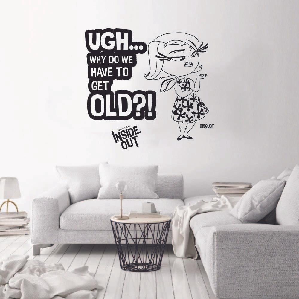 Disney Movie Inside Out Character Disgust's Quote - Ugh Why Do We Have ...