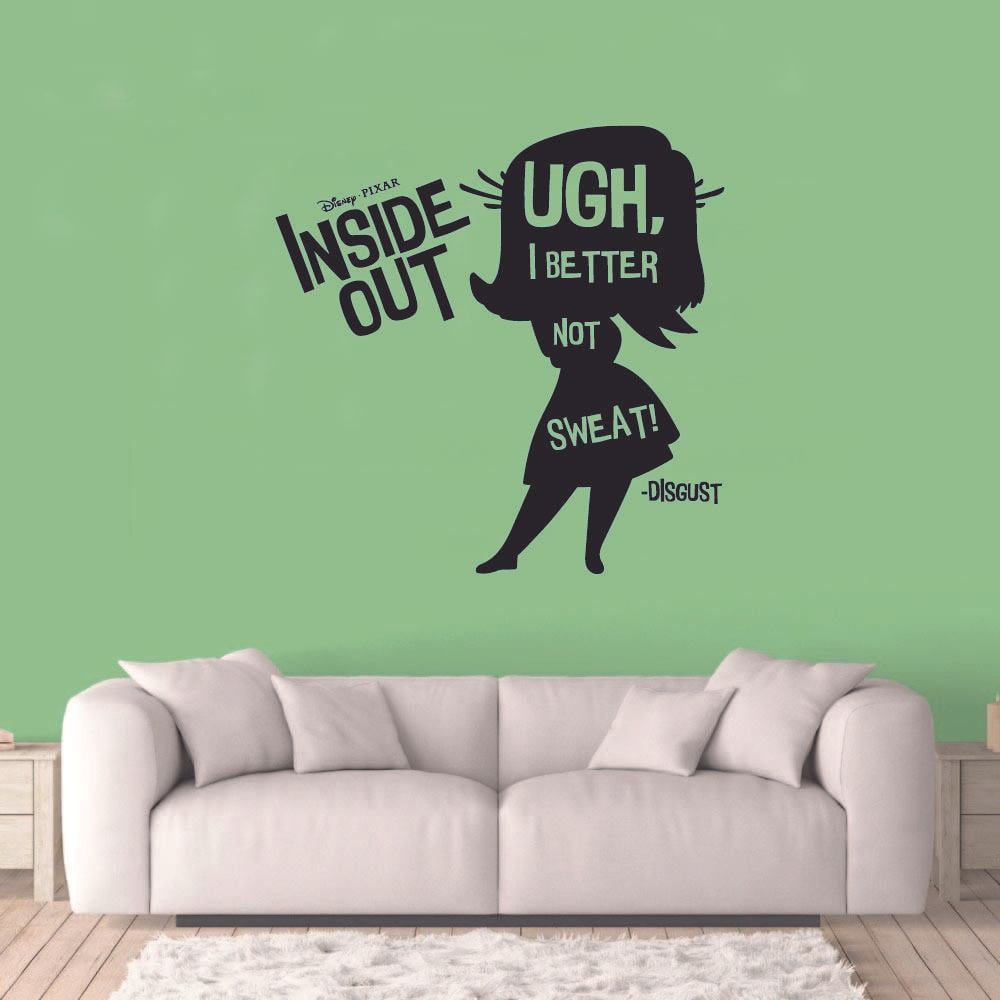 Disney Movie Inside Out Character Disgust's Quote - Ugh I Better Not ...