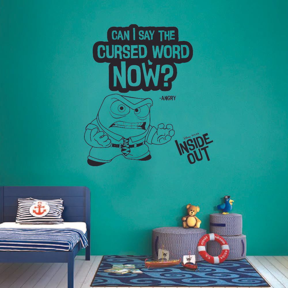 Disney Movie Inside Out Anger's Quote Can I Say The Cursed Word Now ...