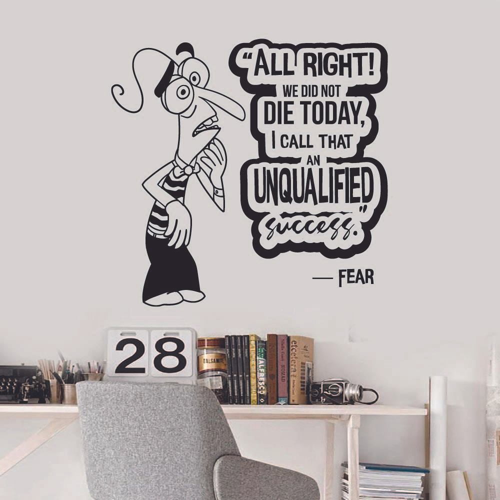 Disney Movie Inside Out Character Fear's Quote All Right We Did Not Die ...