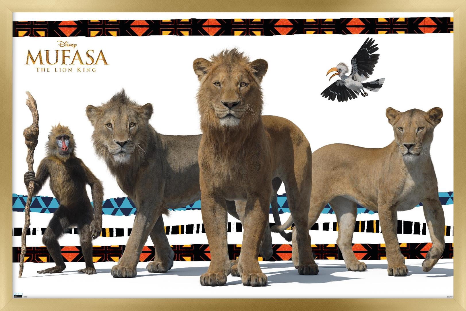 Disney Mufasa: The Lion King - Group Wall Poster, 14.725" x 22.375 ...