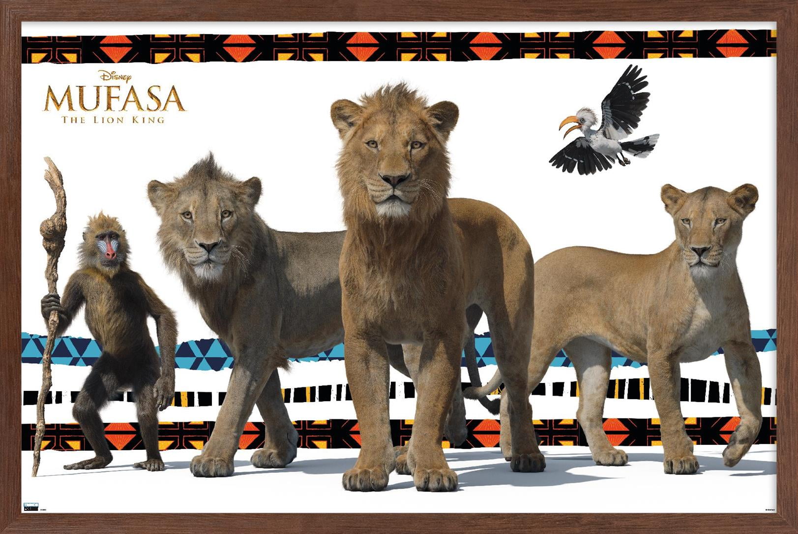 Disney Mufasa: The Lion King - Group Wall Poster, 14.725" x 22.375 ...